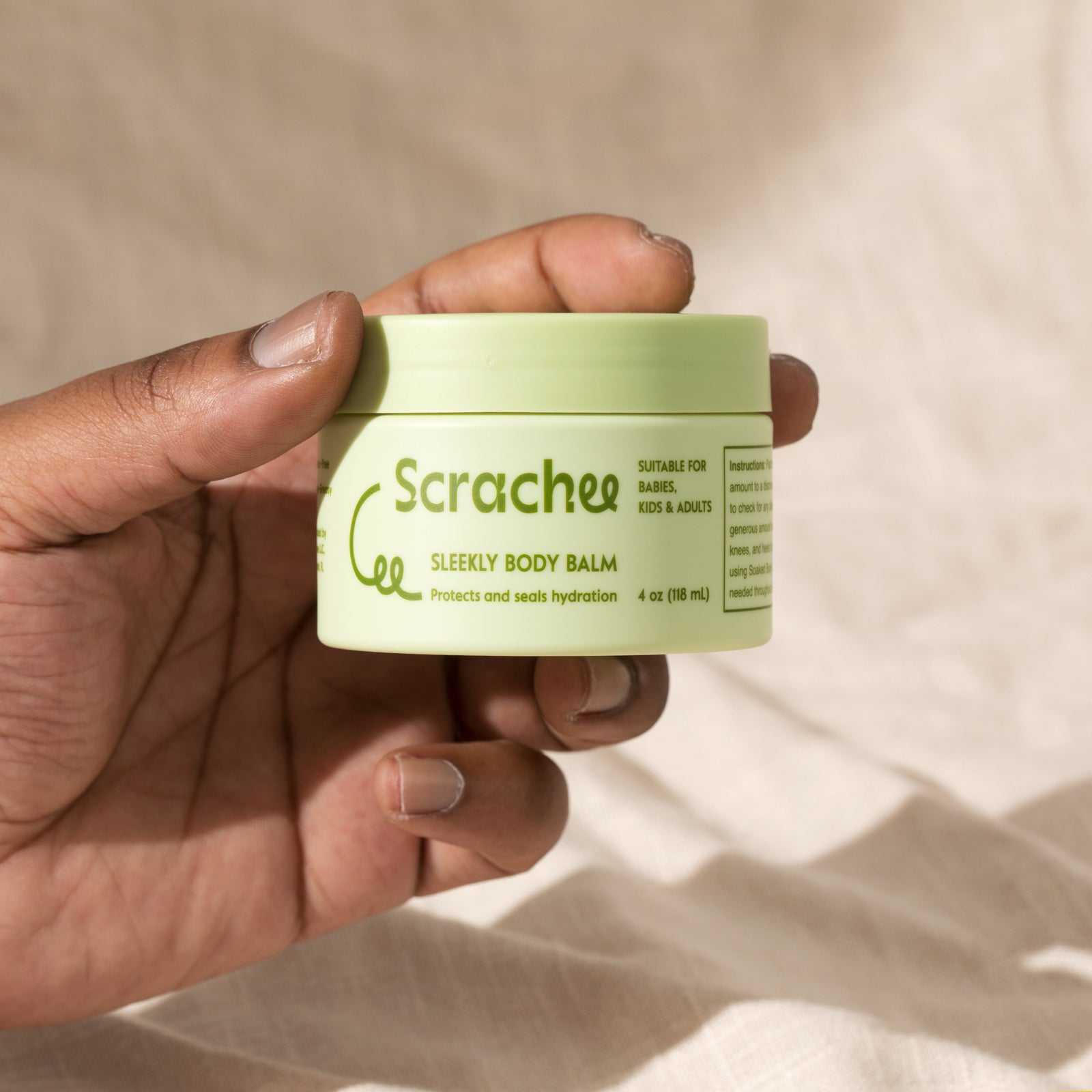 Scrachee | Sleekly Body Balm | Hydrate and Soothe Dry Skin Naturally