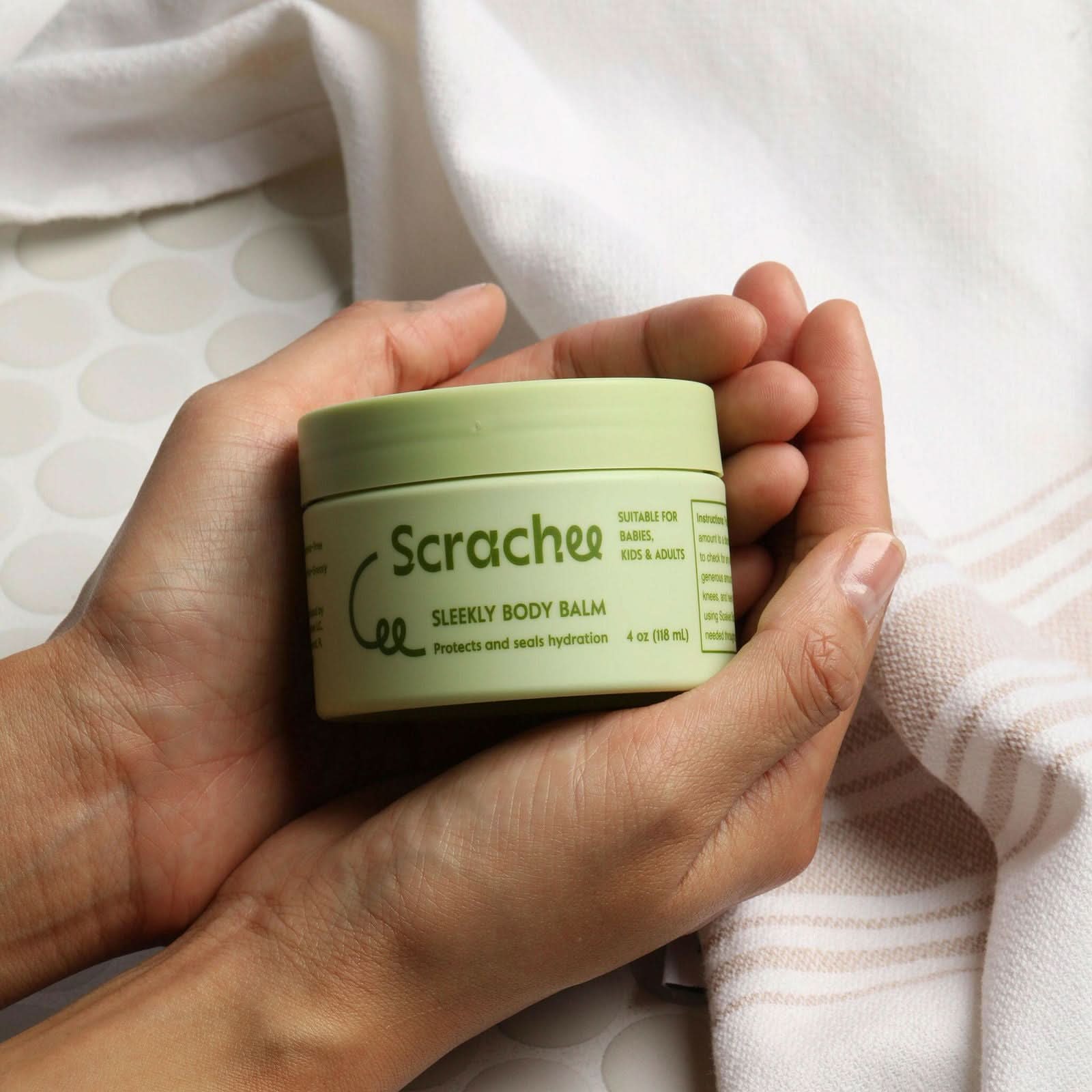 Scrachee | Sleekly Body Balm | Hydrate and Soothe Dry Skin Naturally