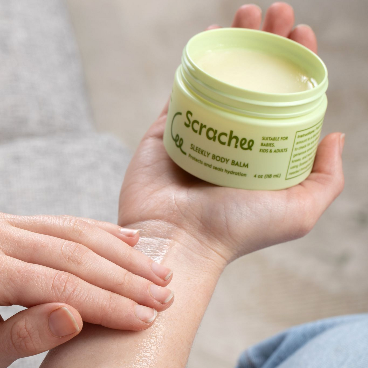 Scrachee | Sleekly Body Balm | Hydrate and Soothe Dry Skin Naturally