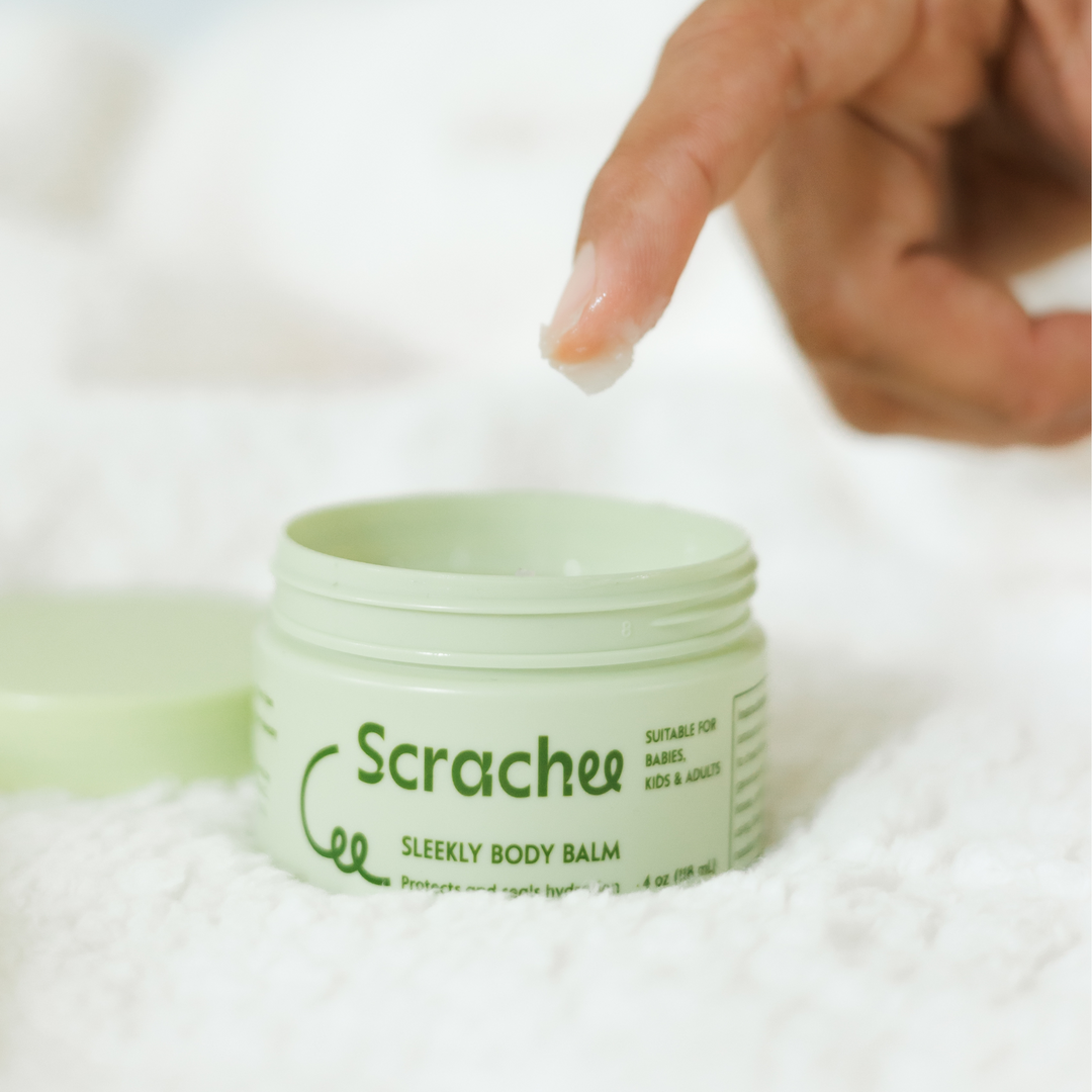 Scrachee | Sleekly Body Balm | Hydrate and Soothe Dry Skin Naturally